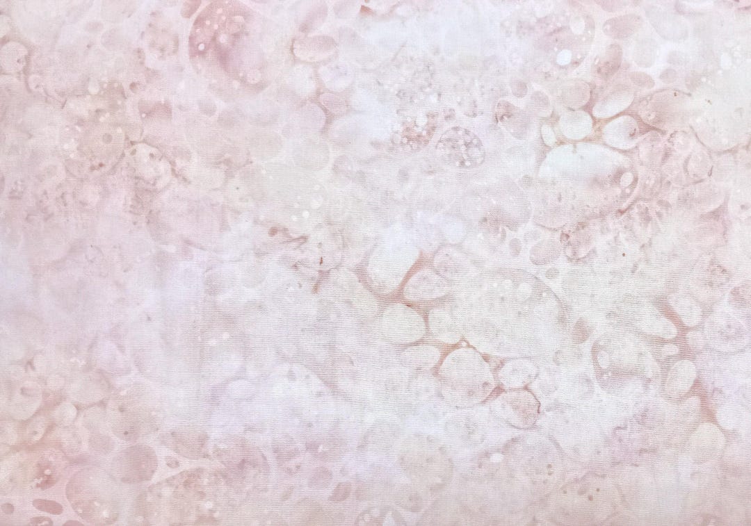 Pink Cream Batik Fabric: Tranquility River Rocks, Island Batik by the ...
