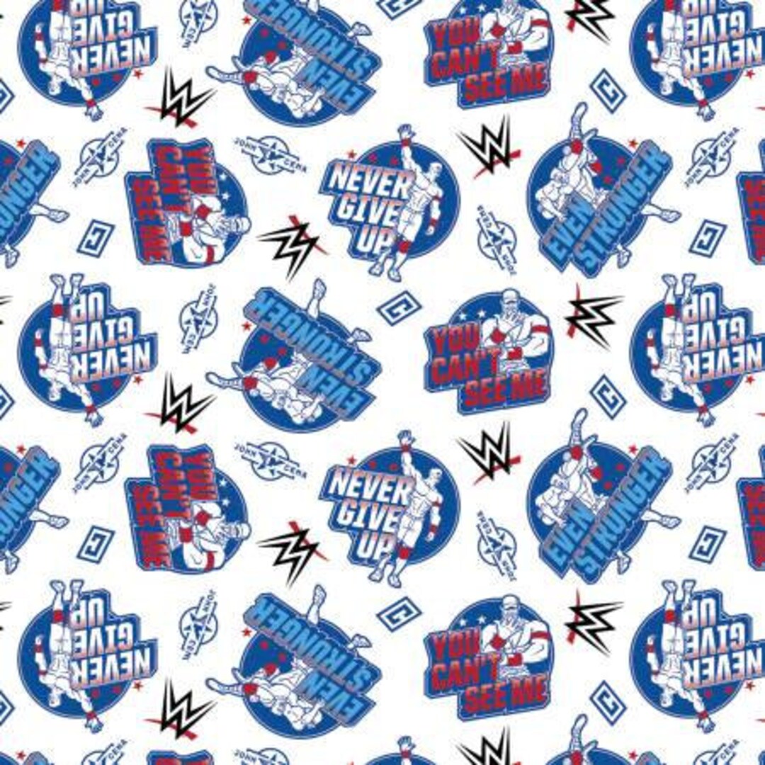 WWE John Cena You Can't See Me by WWE for Springs Creative Fabric by ...