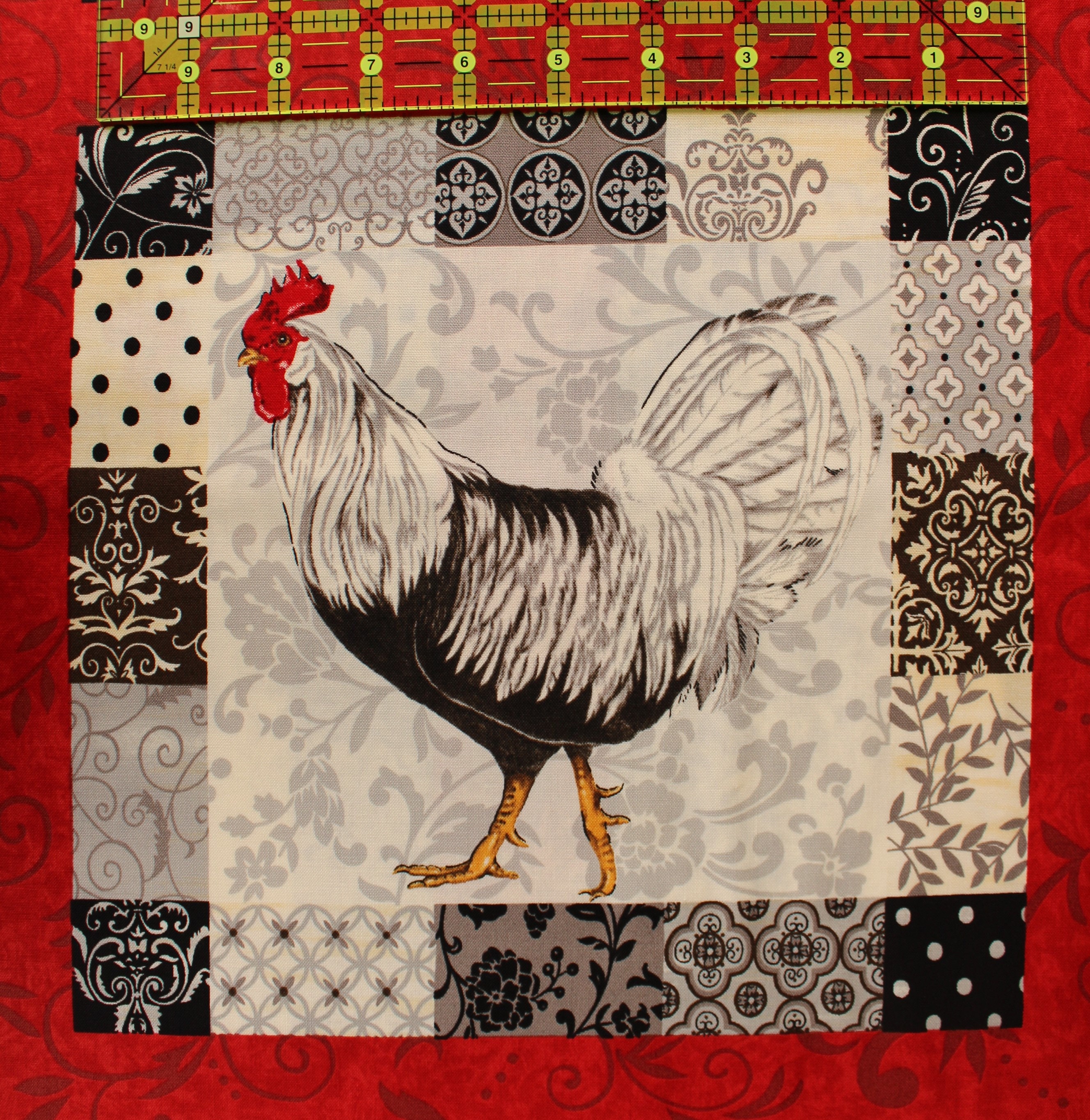 El Gallo by Deb Strain for Moda Fabrics Rooster Fabric Panel - Etsy