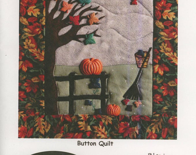 Falling Leaves Button Quilt Pattern by Mouse Blankets - Etsy