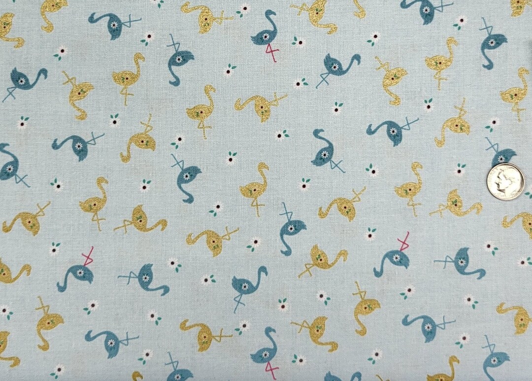 Stardust by Beverly Mccullough for Riley Blake Designs Baby Blue Floral ...