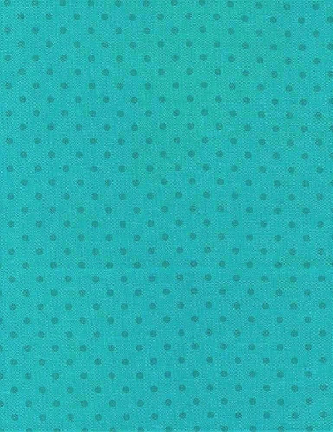 Dotty Dot by Timeless Treasures Turquoise With Teal Polka Dots Fabric ...