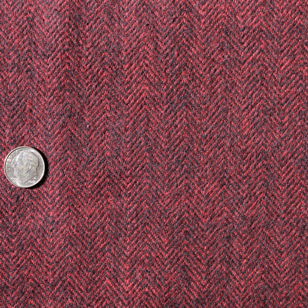 Red Chevron Fabric - Etsy