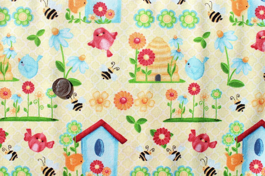 Birds 'n Bees by Simply Shelly Design for Henry Glass & Co. Light ...