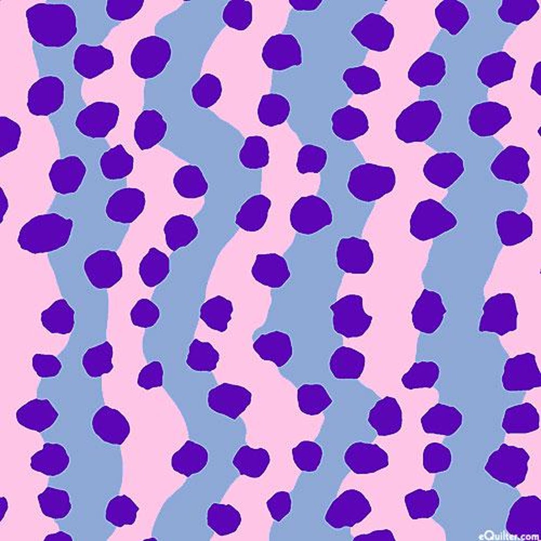 Bubble Stripe by Kaffe Fassett for Free Spirit Fabrics Purple, Pink ...
