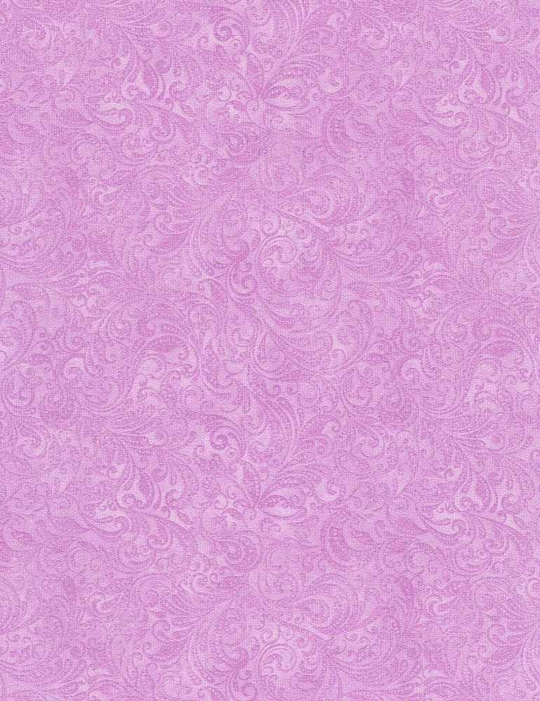 Lilac Filigree Fabric: Timeless Treasures Blender Fabric by the Half ...