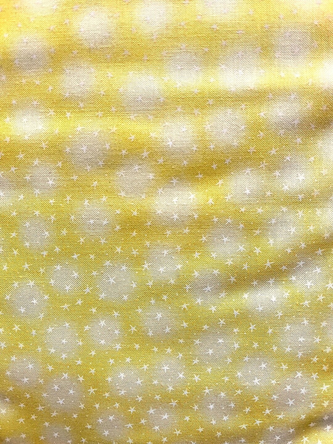 Starlet by Blank Quilting Sunshine Yellow Blender Fabric With White ...