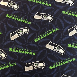 NFL Seahawks Fabric by Fabric Traditions 58" Wide Cotton 09C 045 - Etsy