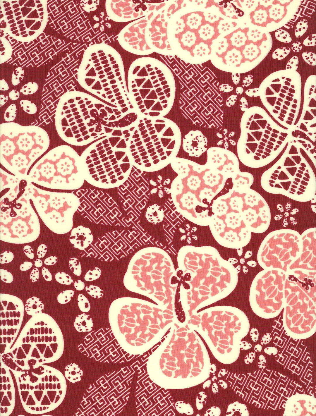Hawaiian Flora by Trans-pacific Textiles LTD Fabric by the Half Yard ...