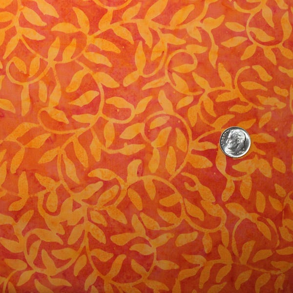 Orange Batik Fabric - Etsy