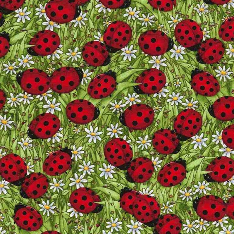 Ladybug Fabric - Etsy