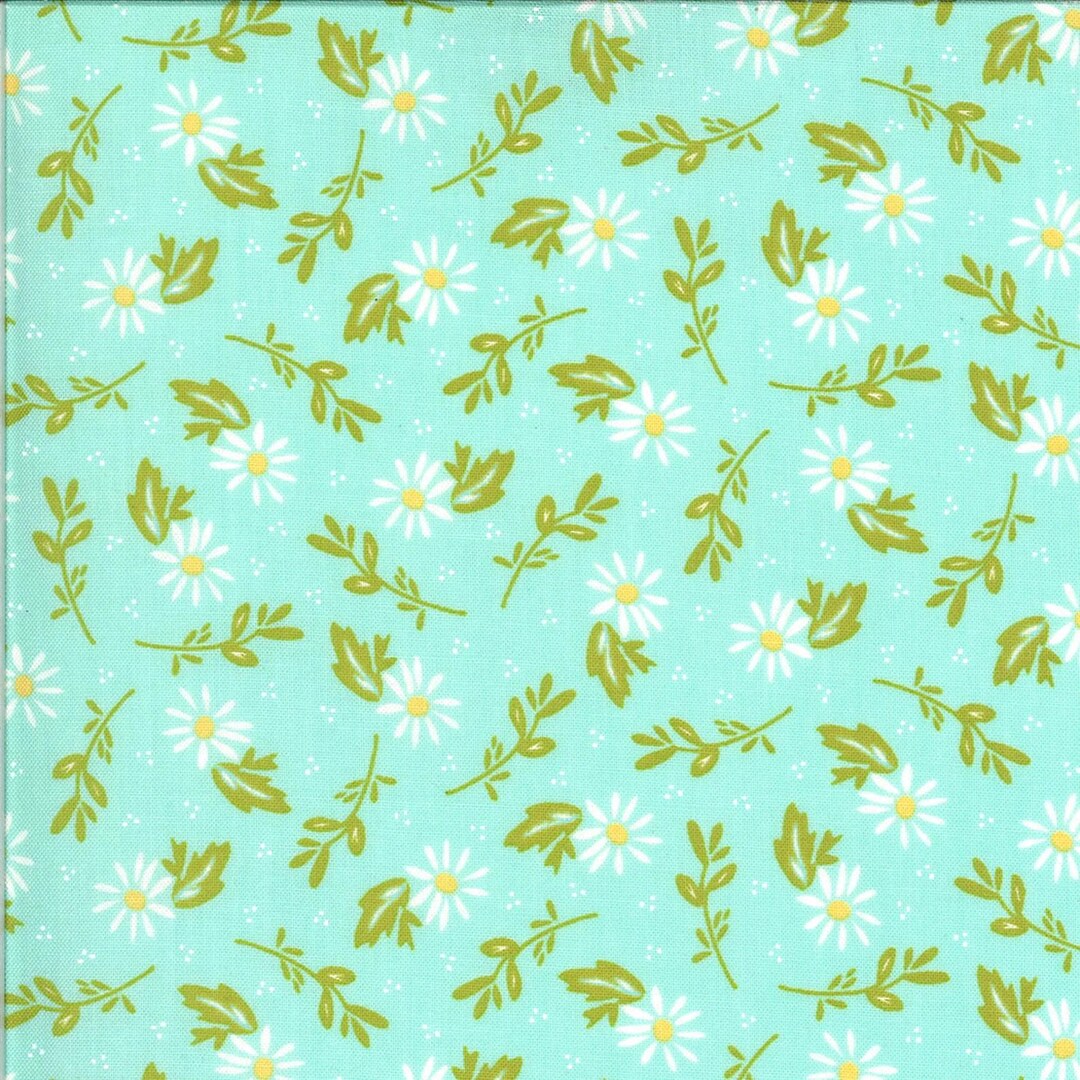 Happy Days by Sherri & Chelsi for Moda Cute Turquoise Fabric With ...