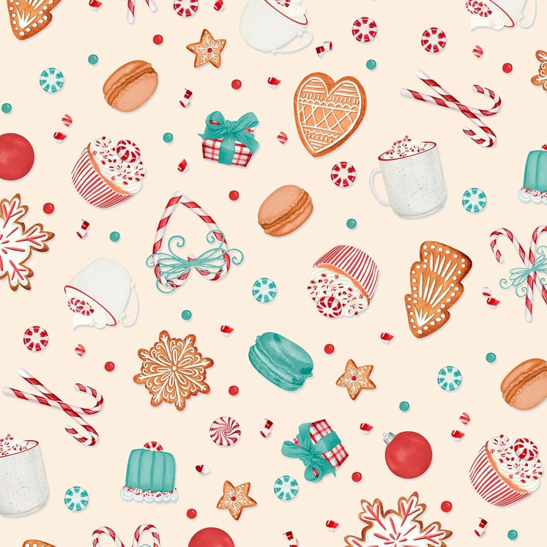 Peppermint Parlor by Danielle Leone for Wilmington Prints Fabric by the ...