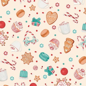 Peppermint Parlor by Danielle Leone for Wilmington Prints Fabric by the ...