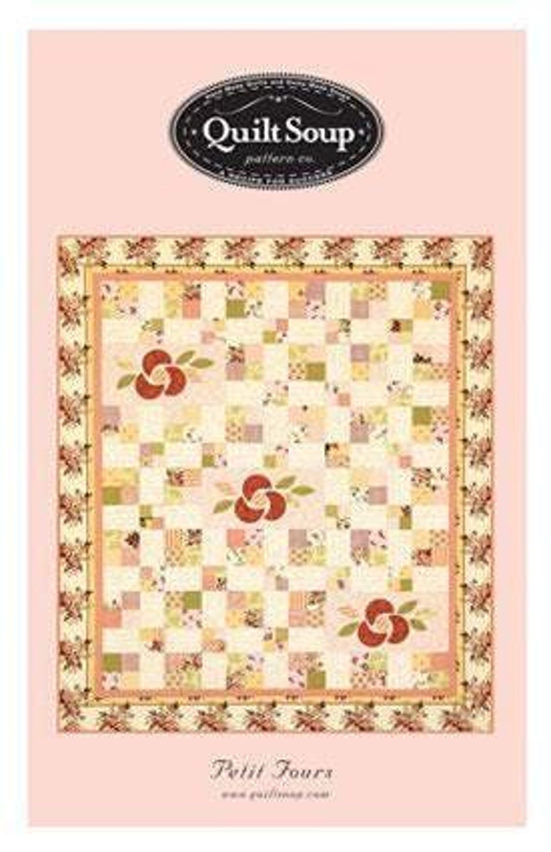 Petit Fours by Quilt Soup Floral Quilt Pattern - Etsy