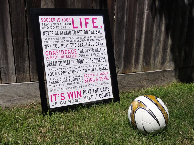 Soccer is Your Life - Original Manifesto Poster Print | Combo Pack, 2 ...