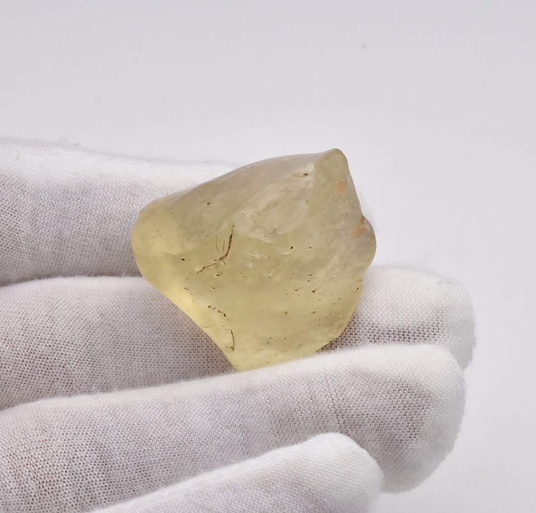 Libyan Desert Glass LARGE 17 Grams // Genuine Impactite Pseudo Tektite ...
