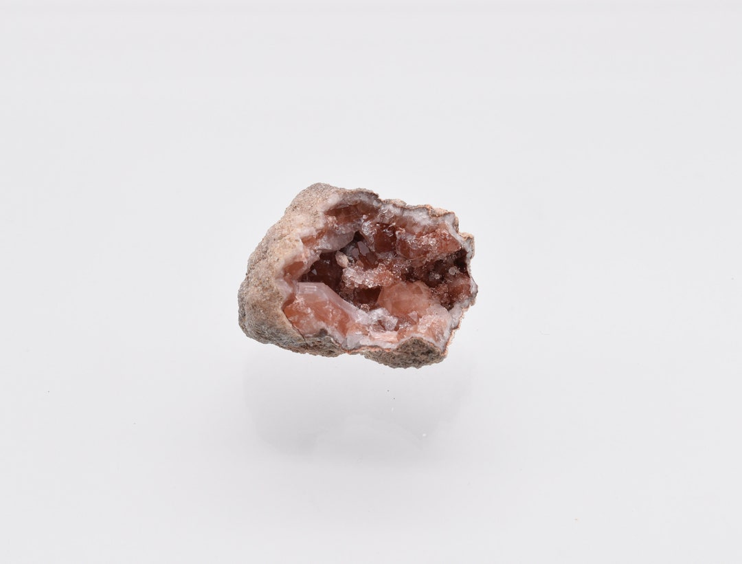 Pink Amethyst Geode From Argentina // Rose Quartz Hematized Pink Quartz ...