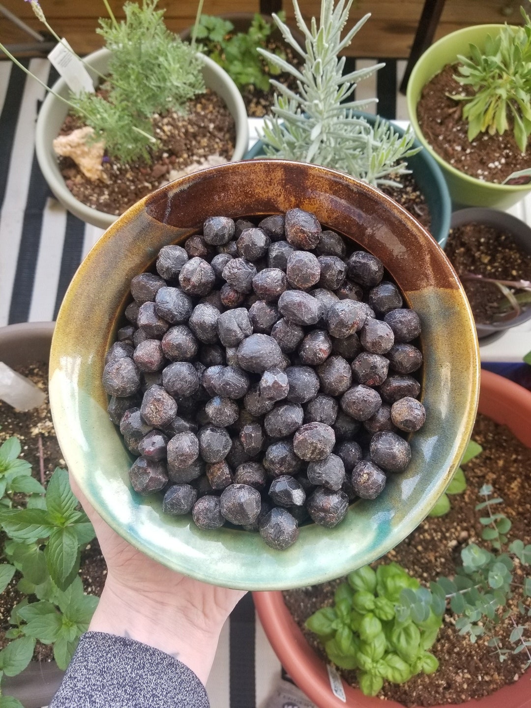 Raw Red Garnet Crystal - Natural Almandine Garnet Octahedron Crystal ...