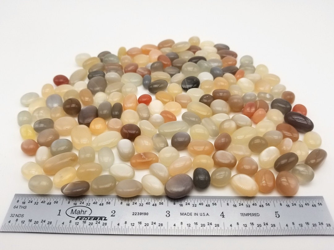 Rainbow Moonstone Tumbled Stone // Polished Authentic Moonstone for ...