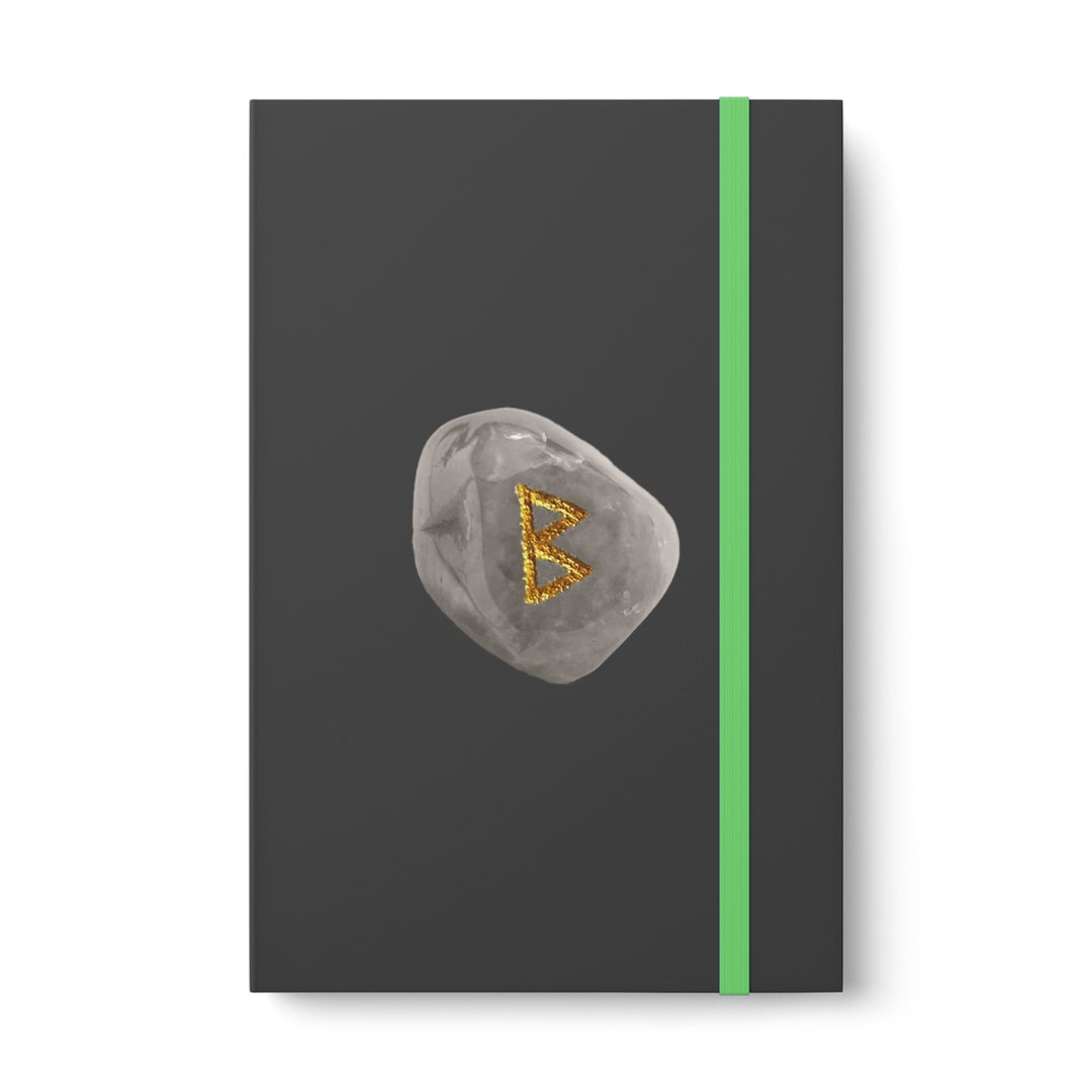 Berkano Elder Futhark Rune Color Contrast Notebook - Ruled - Etsy