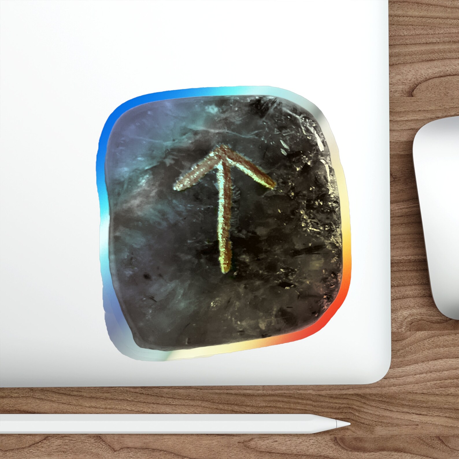 Tiwaz Rune Holographic Die-cut Stickers - Etsy
