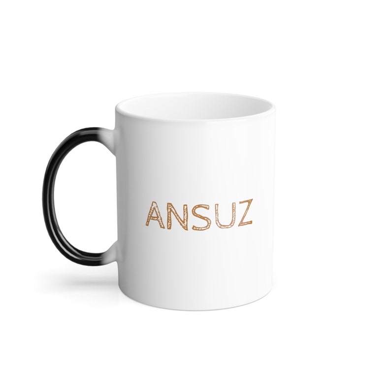 Ansuz Elder Futhark Rune Color Morphing Mug, 11ozcolor Morphing Mug, 11oz - Etsy