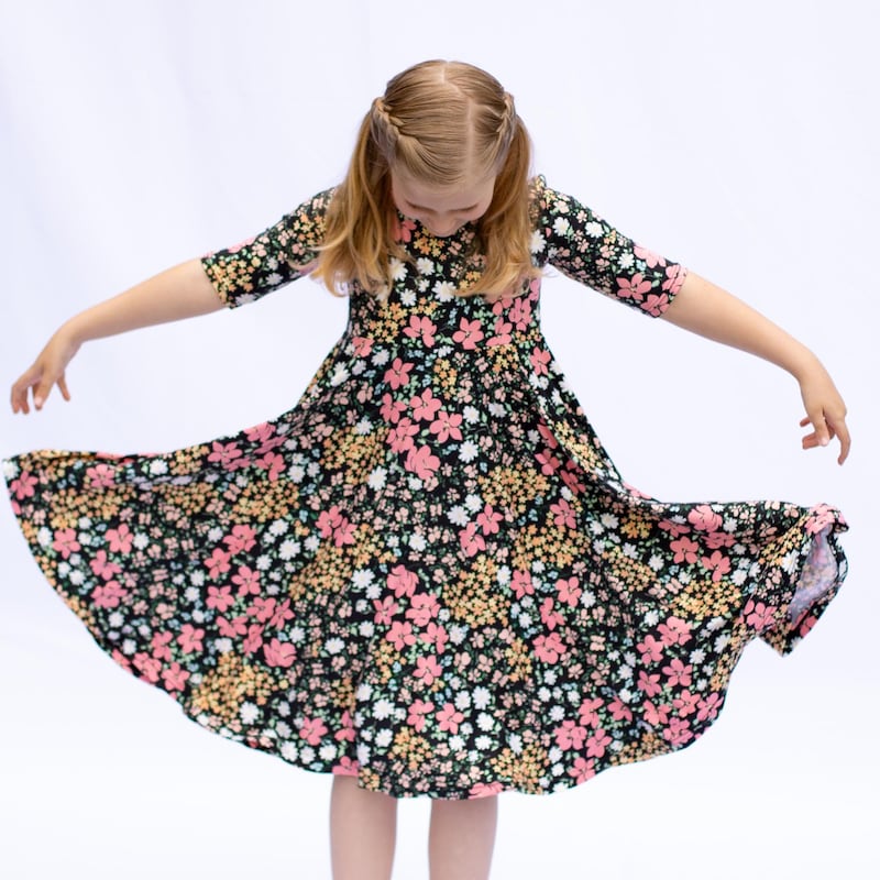 Black Dress Size 6 Girl - Etsy