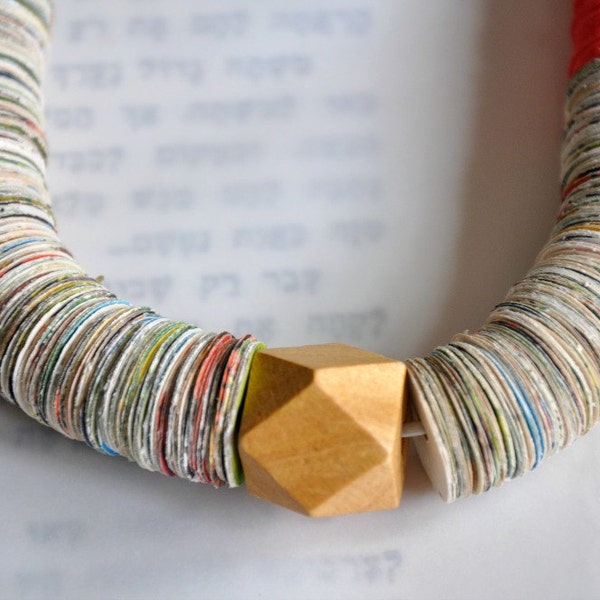 Paper Necklace - Etsy