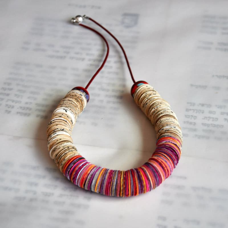 Paper Necklace - Etsy