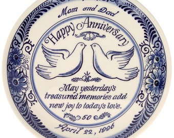 Personalized Delft Blue Birth Plate | Handcrafted Dutch Keepsake - Etsy