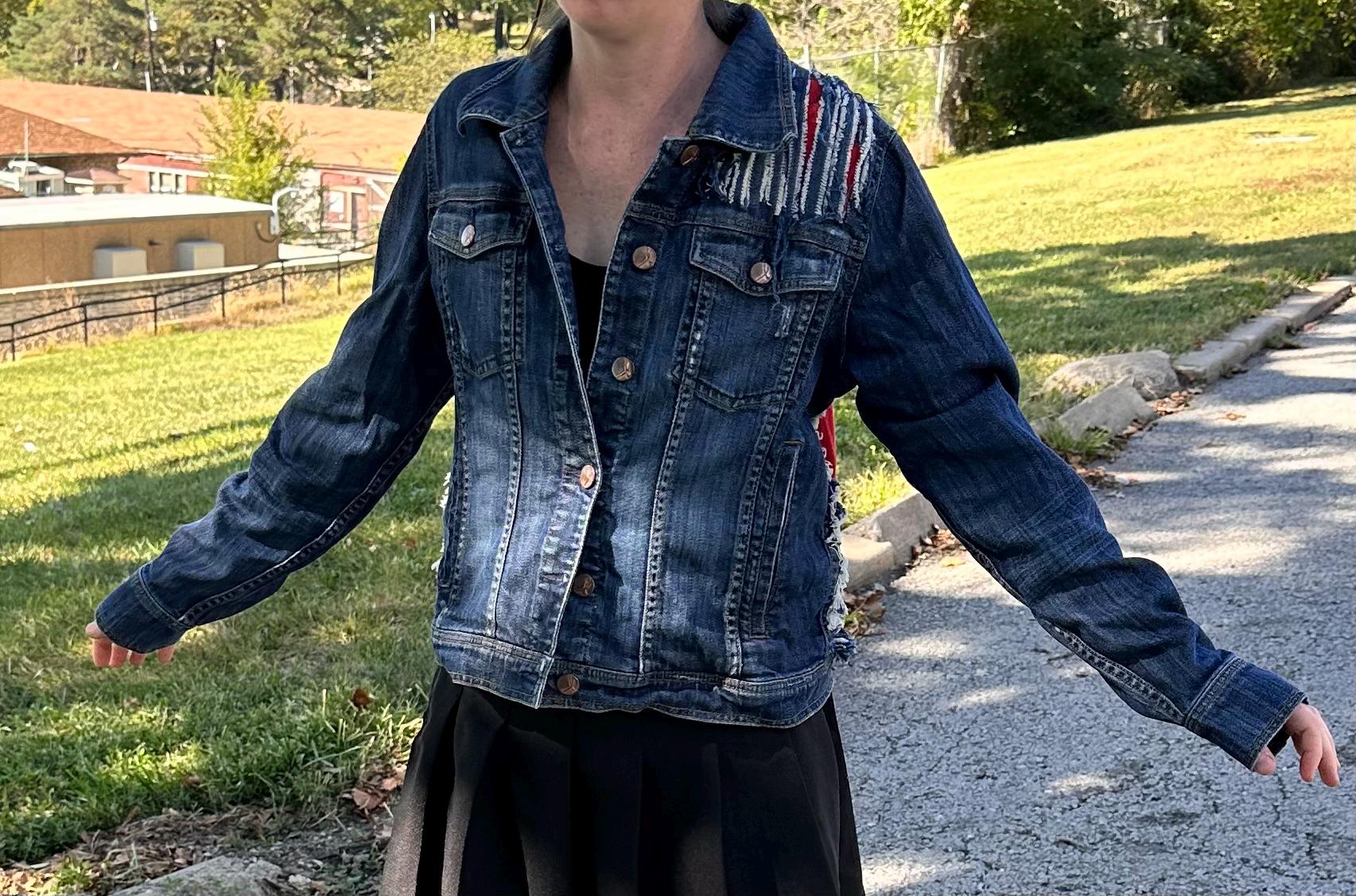 Kansas City Chiefs Denim Jacket - Etsy