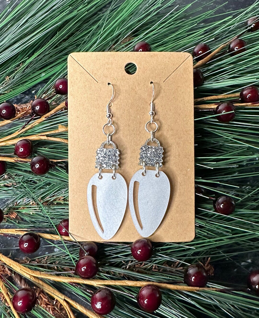 Christmas Story Inspired Earrings, Fragile Inspire Earrings, Festive ...