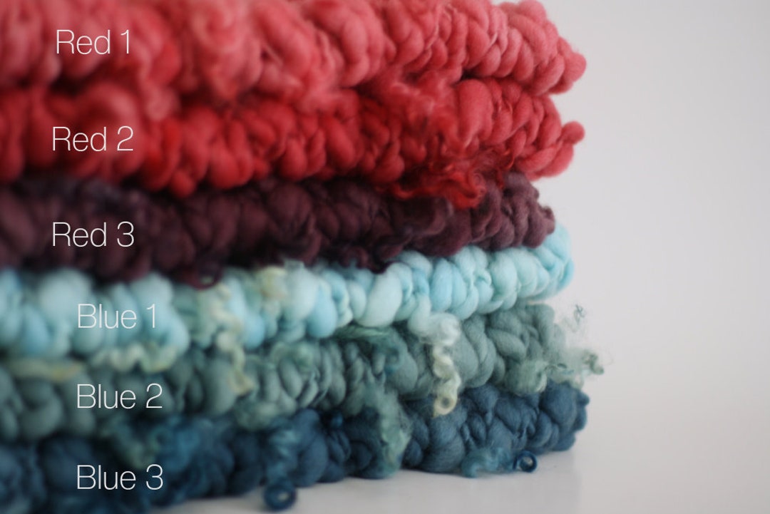 Curly Mini Blanket Knit Wool Layer Posing Wrap Basket Filler Stuffer ...