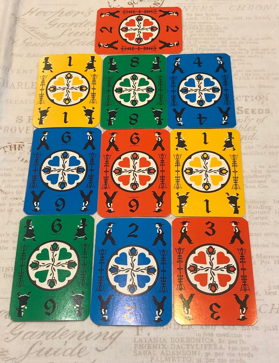 1960s vintage Playing Cards Dutch Blitz Building Pack 10 - Etsy