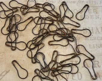 Rusted Safety Pins, 2 Inch, Contains 20 per Package, Grungy, Steampunk ...