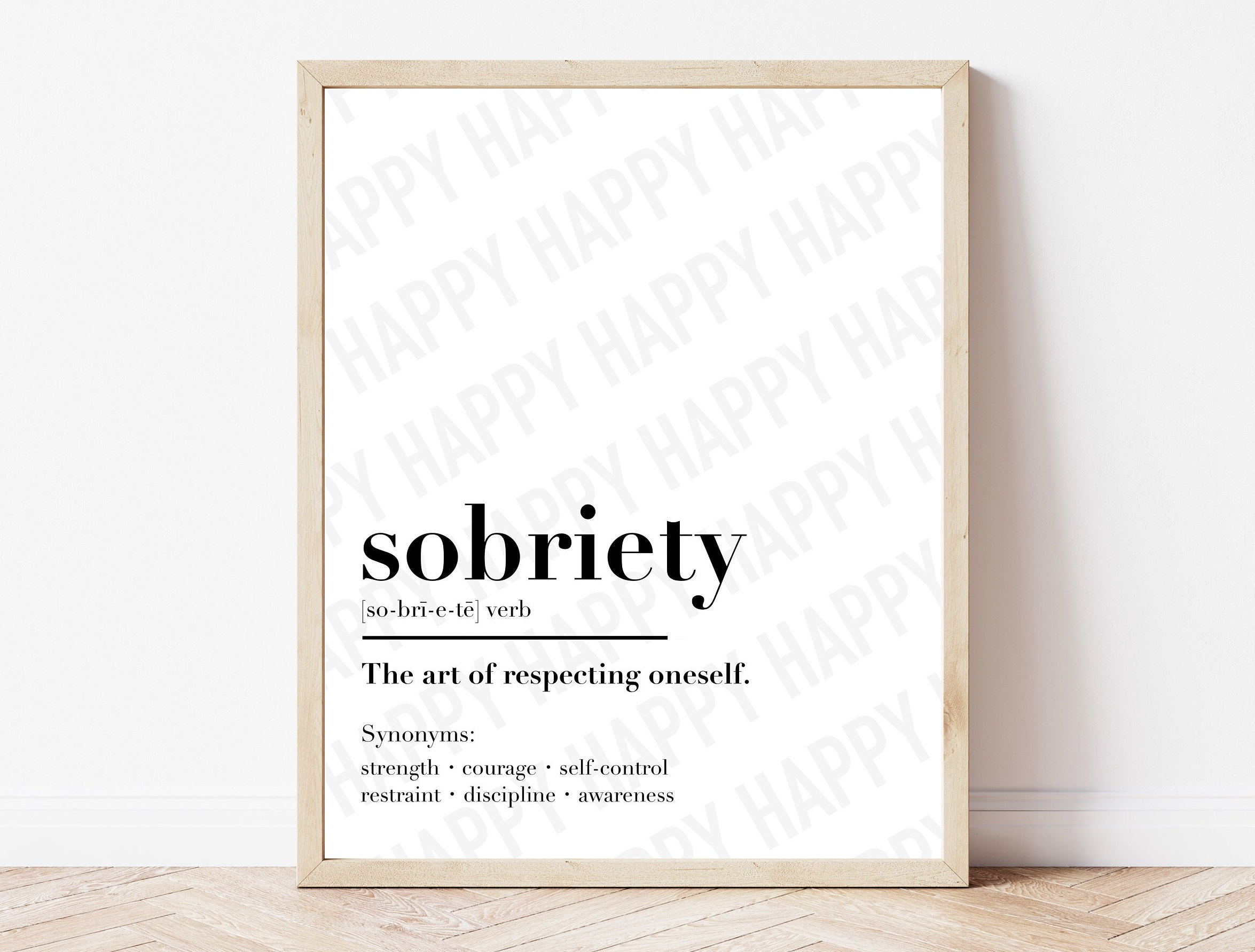 Sobriety Wall Art, Sober Poster, Sober Gift, Recovery - Etsy