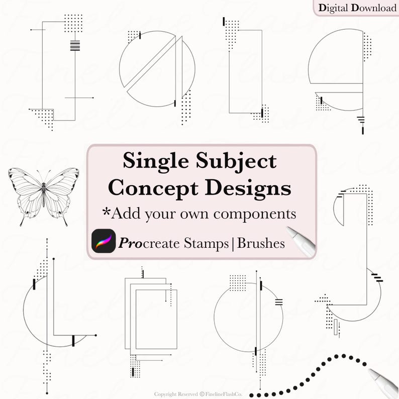 Fineline Tattoo Designs | Custom Tattoo Designer | Fineline Procreate ...