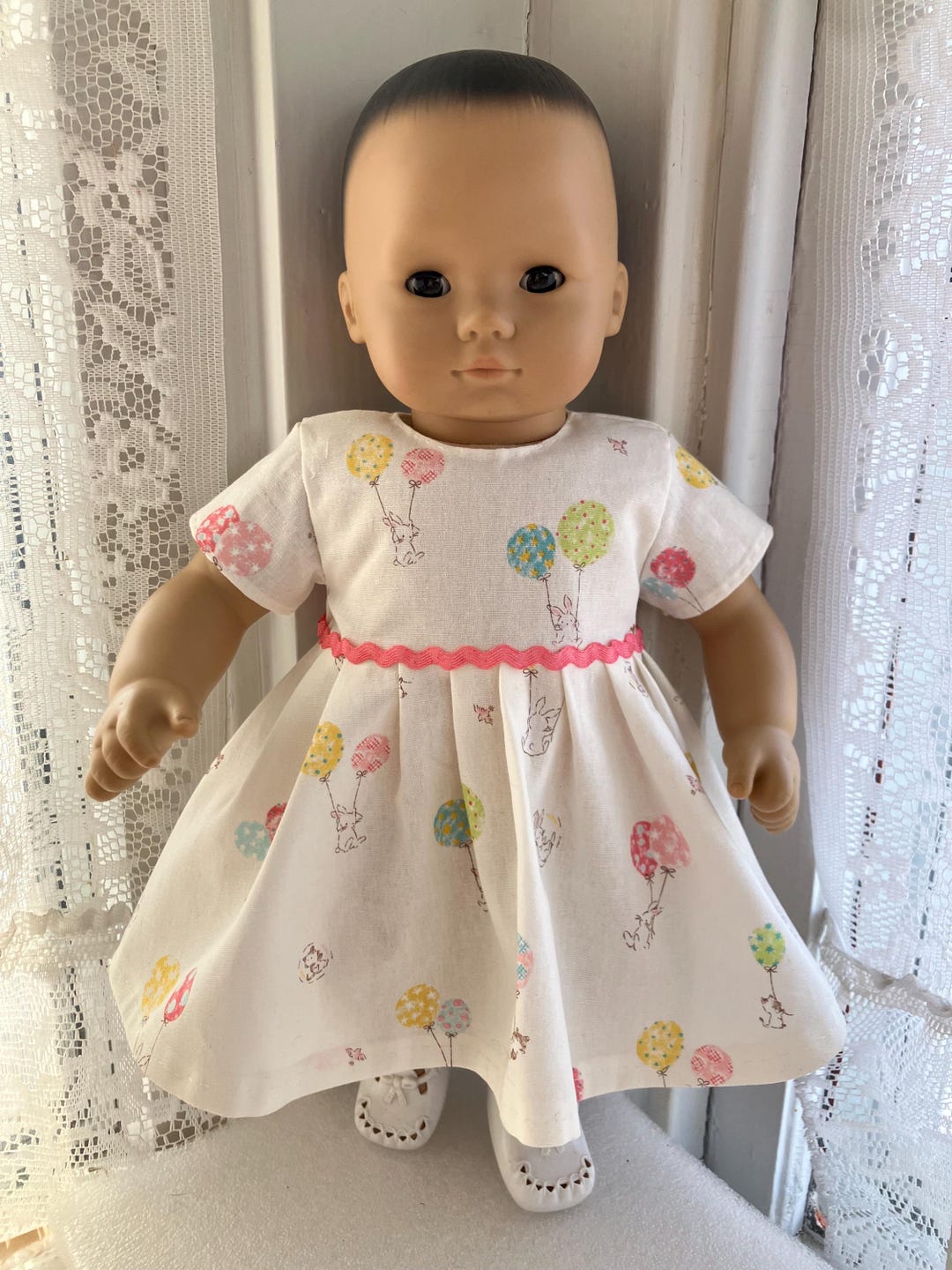 Bunnies and Balloons Dress for Bitty Baby Dolls - Etsy