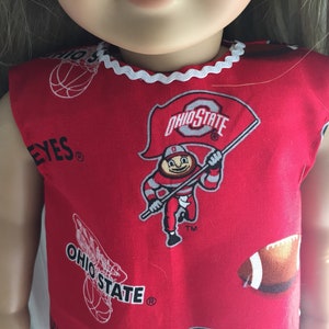 Ohio State Buckeyes Dress for 18 Inch Dolls - Etsy
