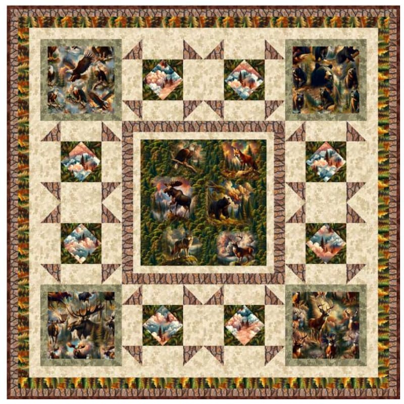 Wilderness Quilt Kit - Etsy
