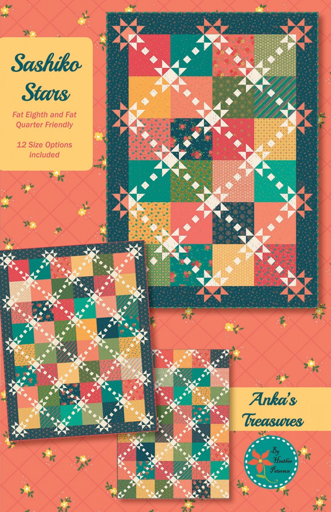 Sashiko Stars Pattern # ANK350 Sku: 68556 - Etsy