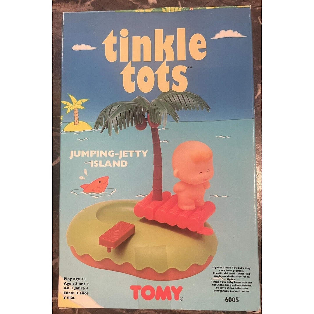 Vtg 90's Tinkle Tots Jumping Jetty Island 6005 TOMY TOY RARE New - Etsy