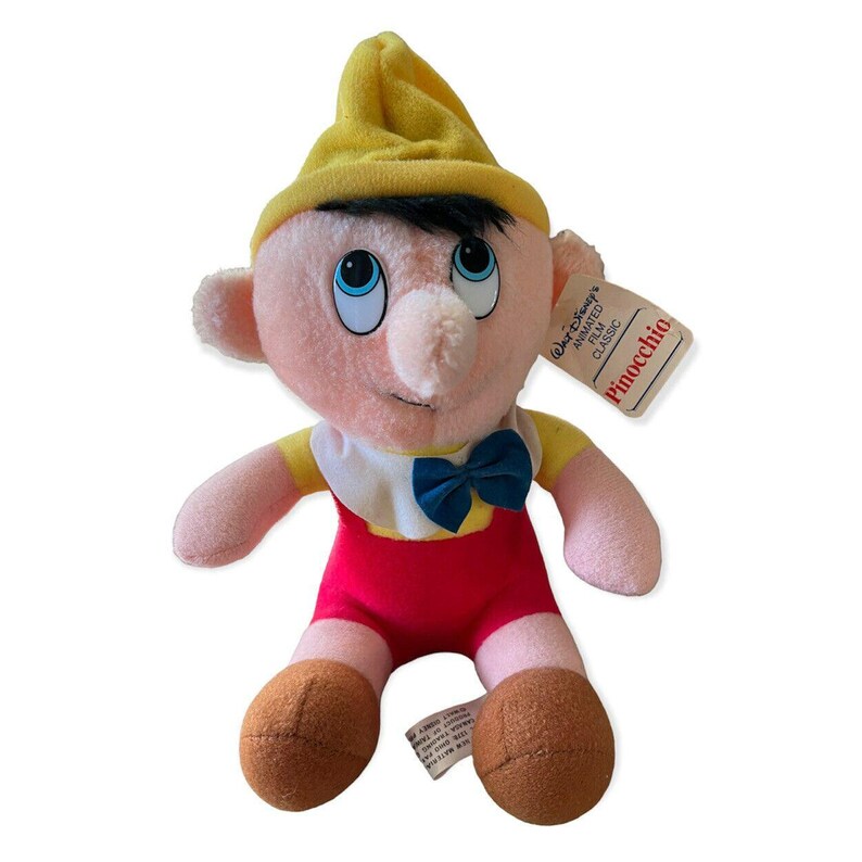 NWT Vintage Pinocchio Plush - Walt Disney's Animated Film Classic - Etsy