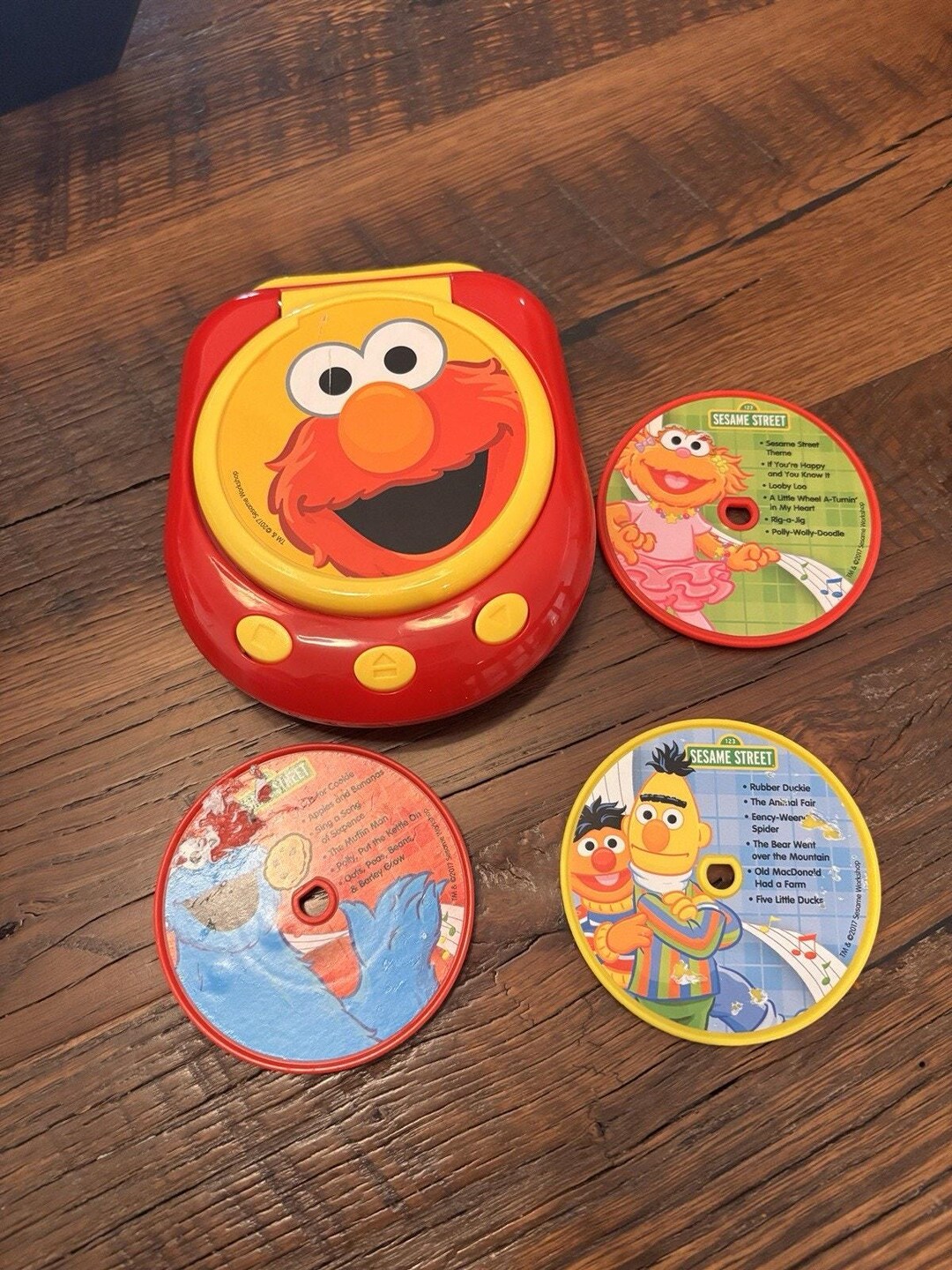 Sesame Street Elmo Music Player Sing Along Songs Toy CD 2018 Cookie ...