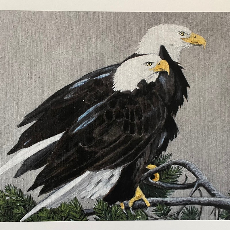 Bald Eagle Paintings - Etsy