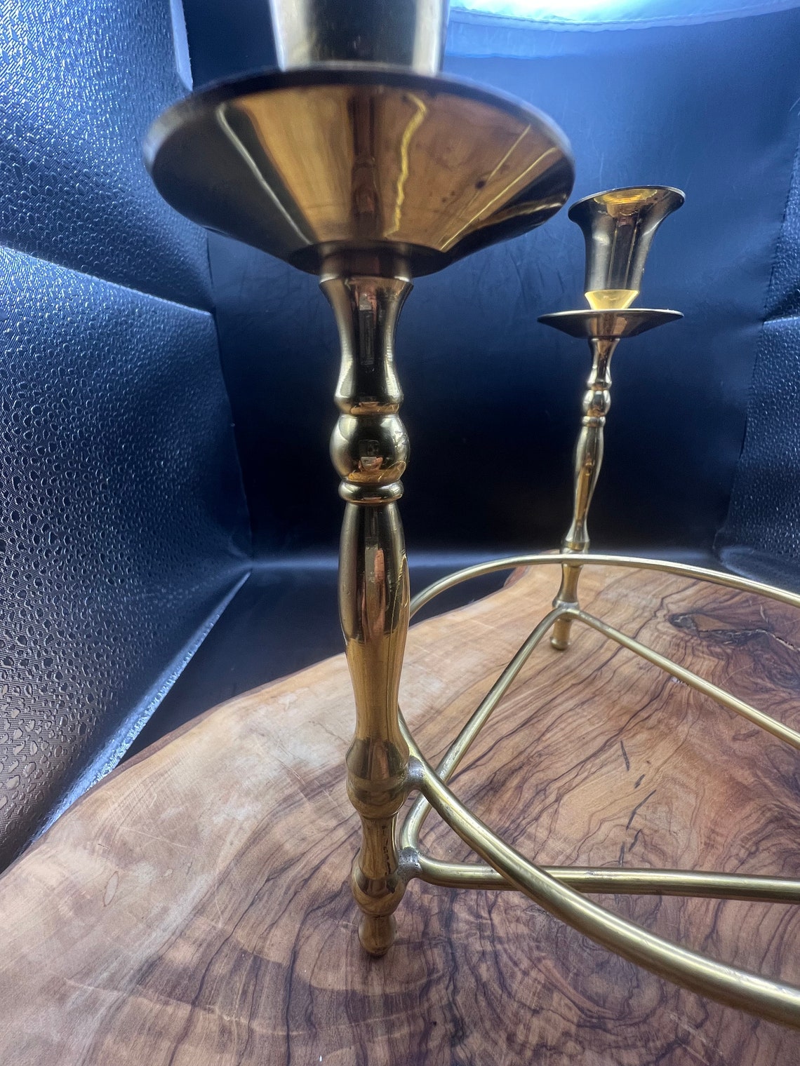 Vintage Made in India Brass Candlesticks/ Candleholders / Candelabra - Etsy