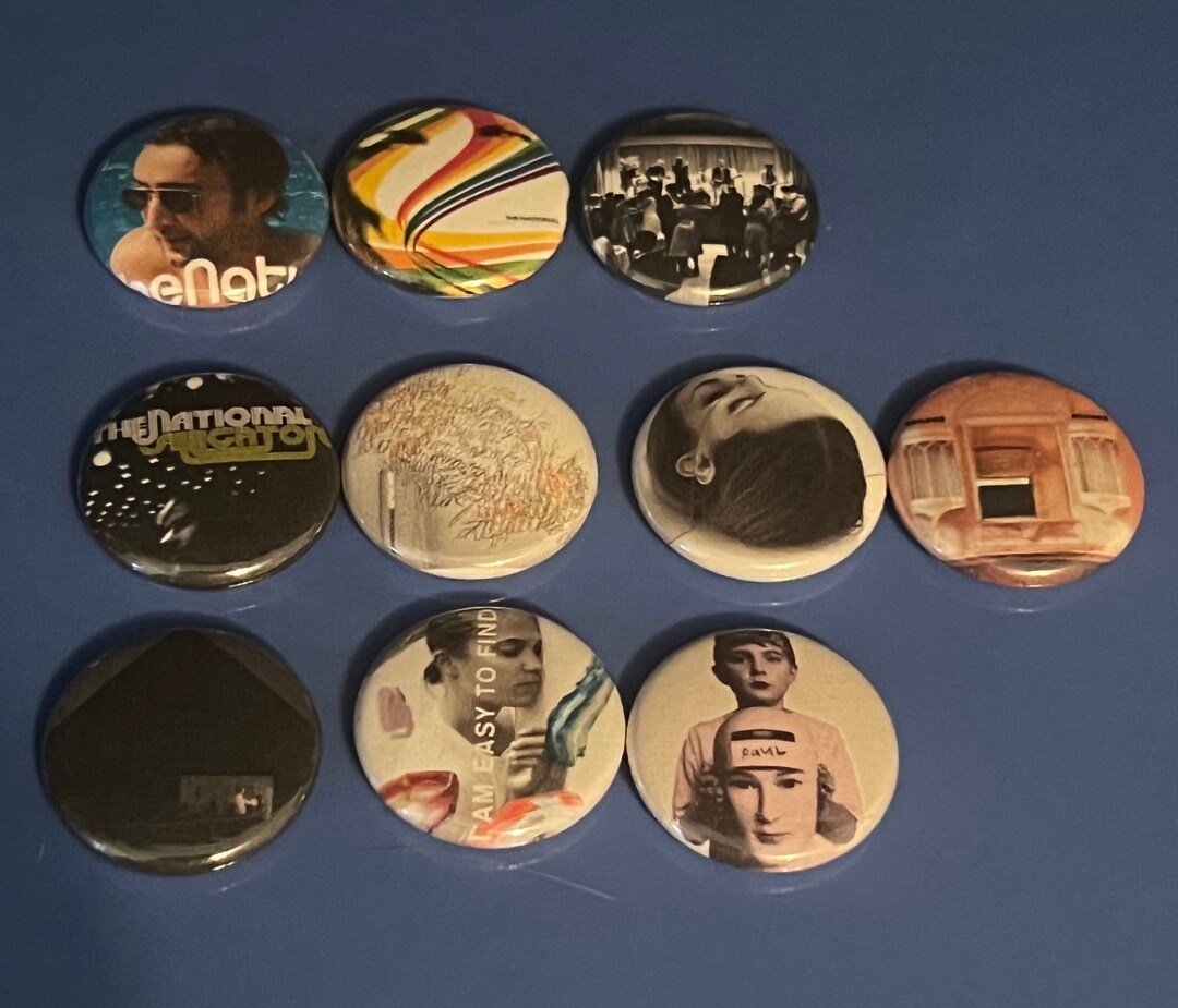 The National 1” Pinback Buttons - Etsy