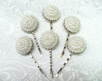 White bobby pins | Etsy