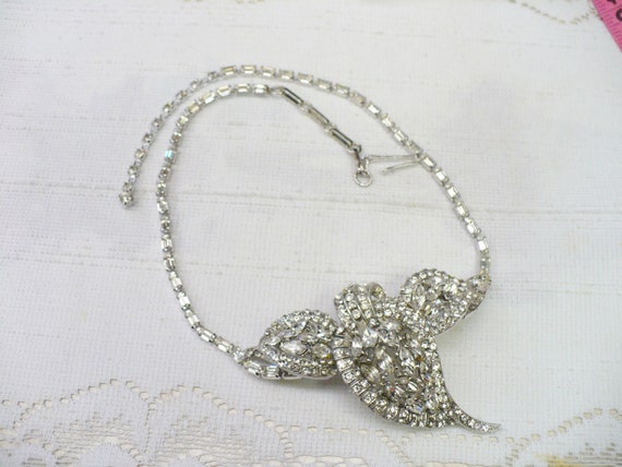 STUNNING Vintage Authentic 1920s Art Deco Rhinestone … - Gem
